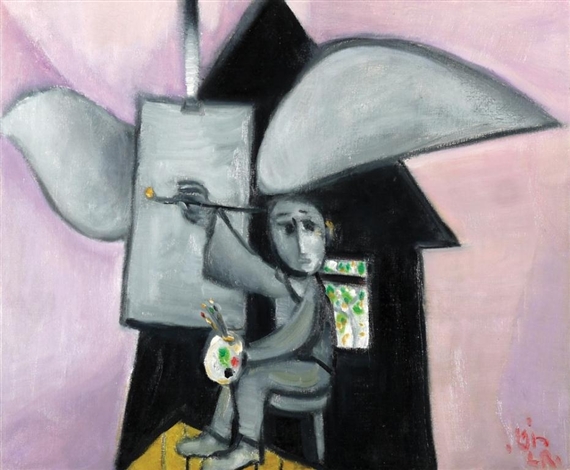 Leo Roth | The Painter in the Studio | MutualArt