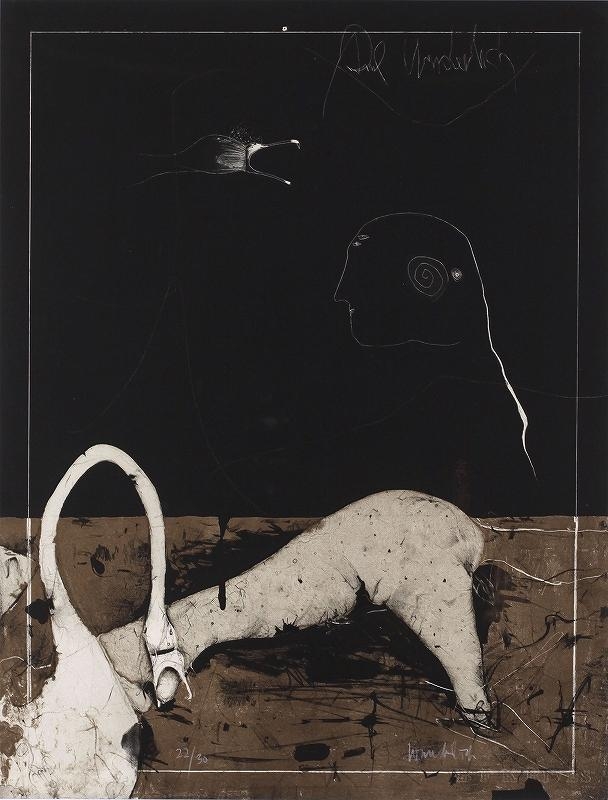 Paul Wunderlich | Two compositions (1956) | MutualArt