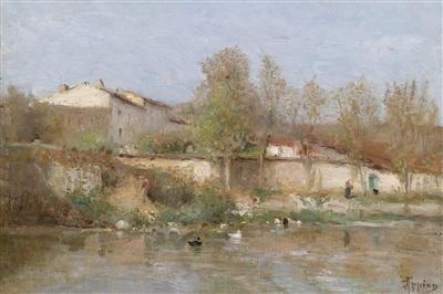 Louis Appian | Summer by the River | MutualArt