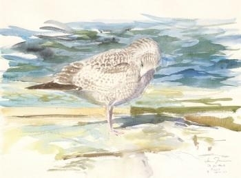 Lars Johnson | Gråtrut (1997) | MutualArt