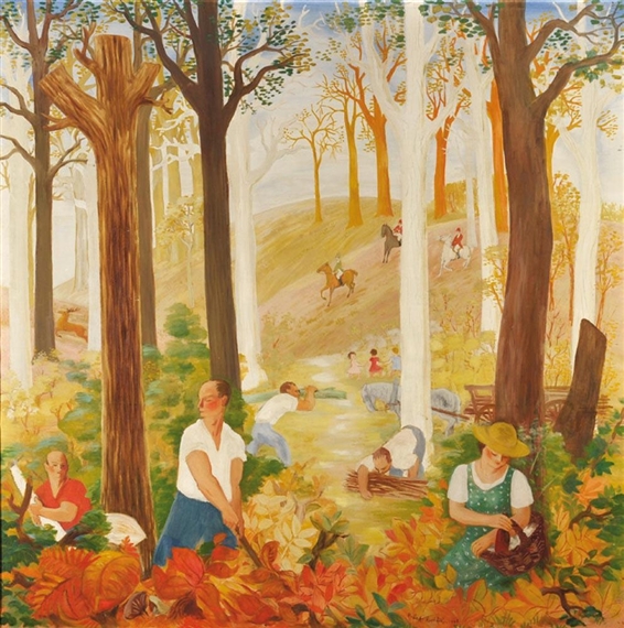 Robert Bonfils | Les bucherons (1942) | MutualArt