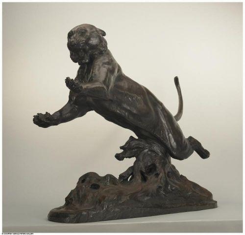 Charles R. Knight | Leaping Lion | MutualArt