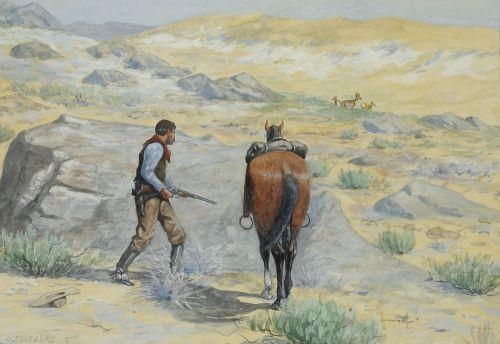 Olaf C. Seltzer | Comanche Warrior | MutualArt