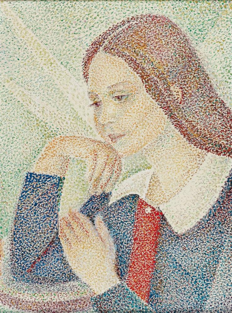 Marie Vorobieff Marevna | Portrait de jeune femme (1974) | MutualArt