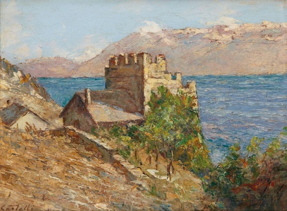 Clément Castelli | La tour au bord de l’eau | MutualArt