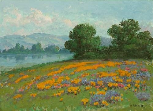 William Franklin Jackson | California landscape with wildflowers ...
