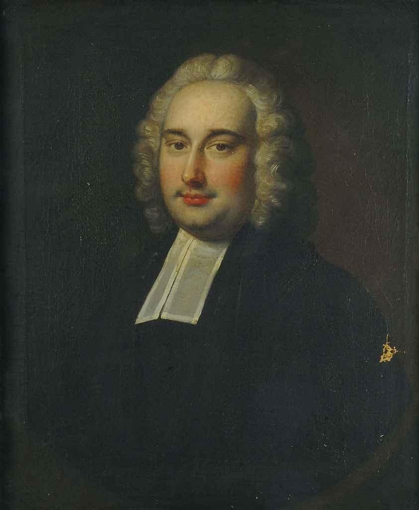 Thomas Hudson | Portrait of Reverend William Batt, bust-length, in a ...