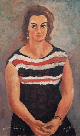 Yohanan Simon | Portrait of a woman (1967) | MutualArt