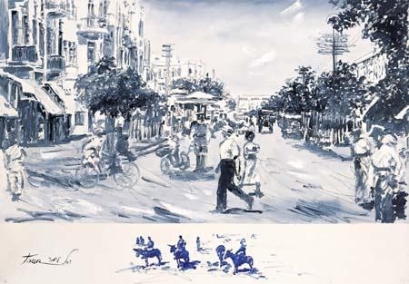 Rachel Timor | Allenby street corner of King George | MutualArt