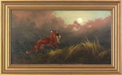 Robert Henry Roe | Fox and duck | MutualArt