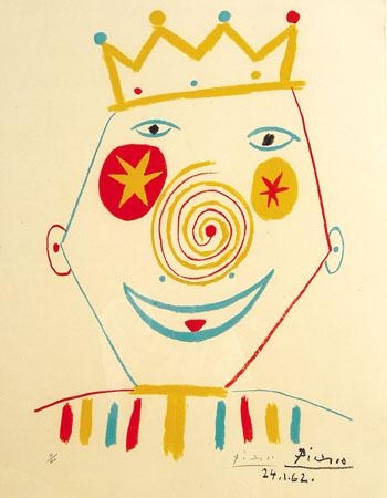 Pablo Picasso | The King Laughing (1962) | MutualArt