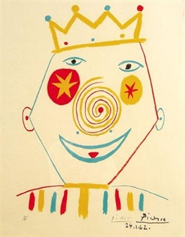 Pablo Picasso | The King Laughing (1962) | MutualArt
