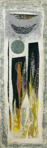 Kenneth Mahood | BLACK MOORING POST (1957) | MutualArt