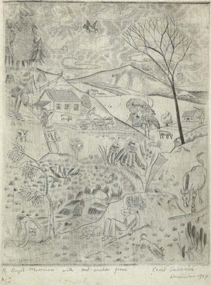 Cecil Ffrench Salkeld | PASTORAL IDYLL (1927) | MutualArt