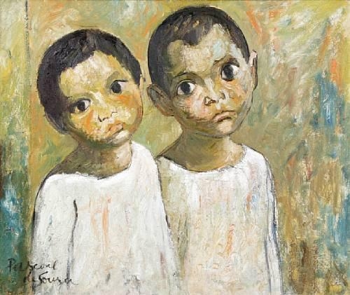Pascal de Souza | Two Boys | MutualArt