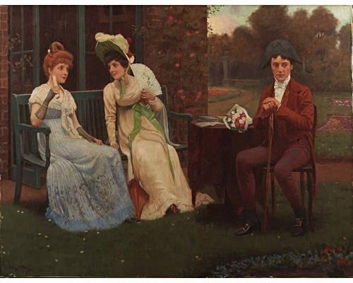 Abbey Altson | A cool reception (1902) | MutualArt