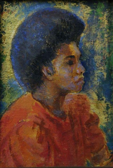 Mary Edwards | Fijian in Red | MutualArt