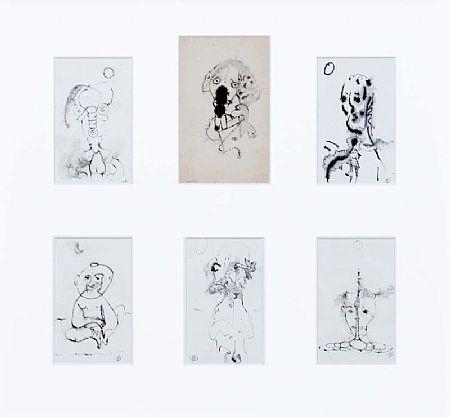 John Kingerlee | 6 Works: Hass Drawings (1970) | MutualArt