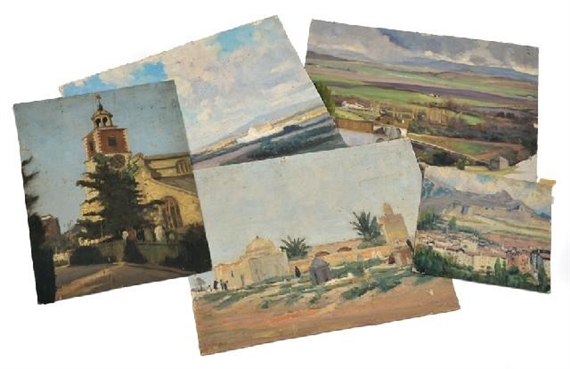 Herbert Rose | 5 Works: European views including Moroccan scenes ...