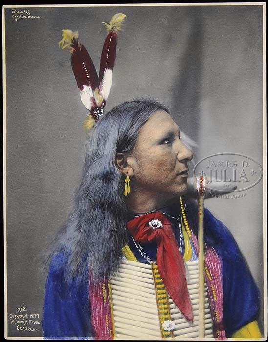 Herman Heyn | Three works : SHOUT AT-OGALLALA SIOUX; AFRAID OF HAWK ...