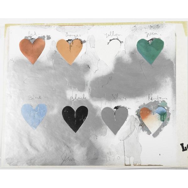Jim Dine | Hearts (1970) | MutualArt