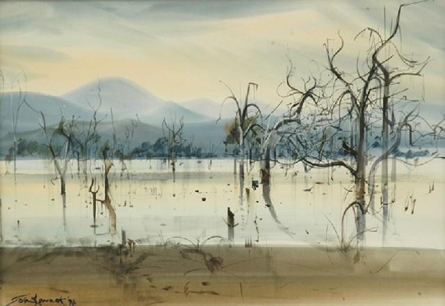 John Borrack | Dark Day at the Glen Maggie Weir (1976) | MutualArt