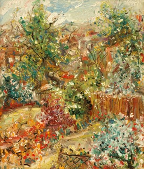 Matthew Perceval | London Suburban Gardens in the Spring II (1970 ...