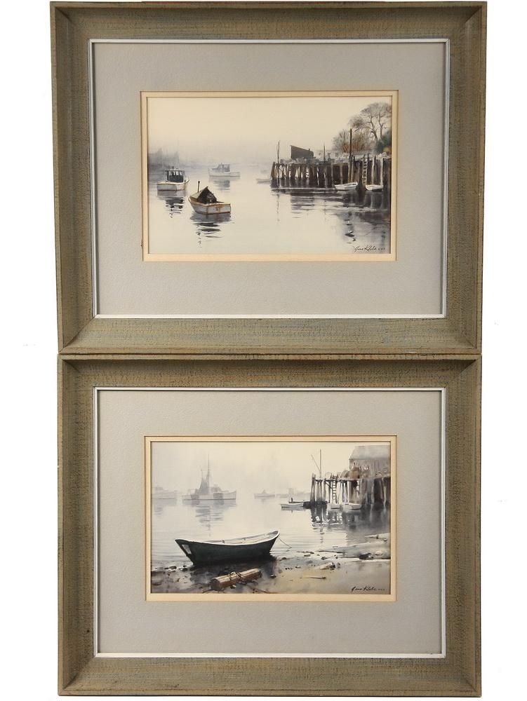 Gene Klebe | Two works: Dory; Autumn Mist | MutualArt