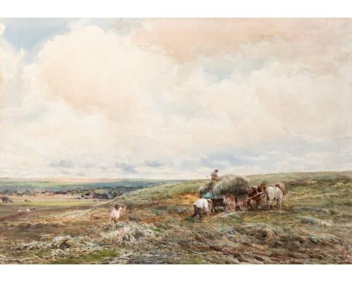 Claude Hayes | Haymaking in Suffolk | MutualArt