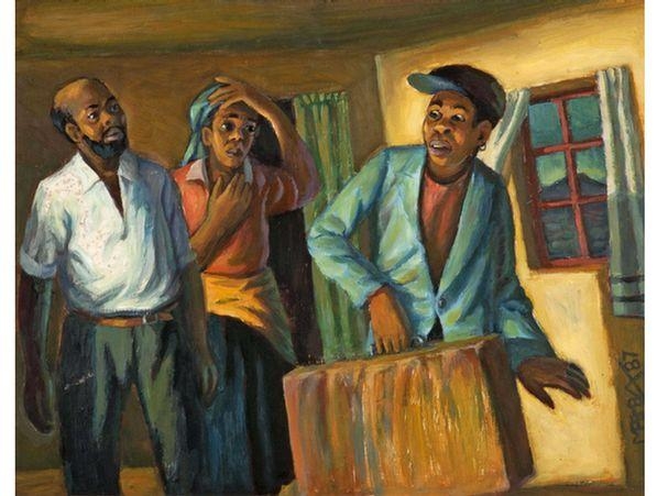 George Pemba | Township Scene | MutualArt