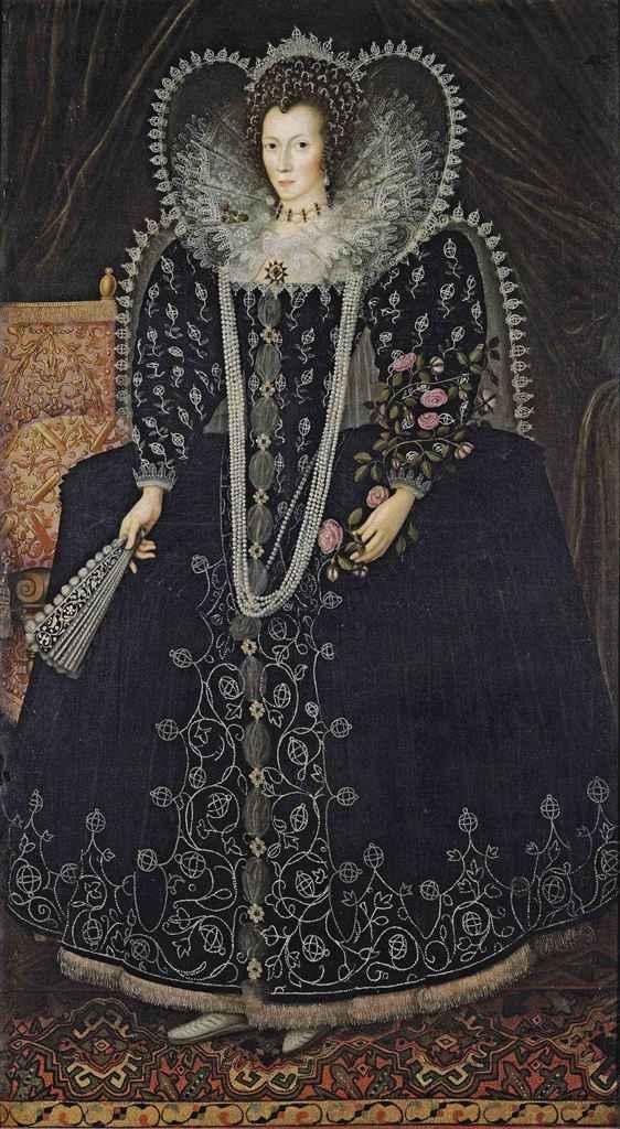 British School, 16th Century | Portrait of Queen Elizabeth I (1533-1603 ...