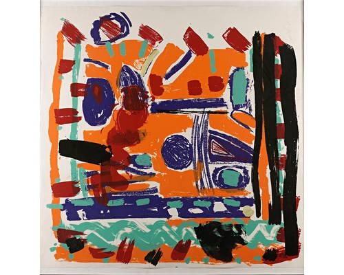 Gillian Ayres | Abstract Composition | MutualArt