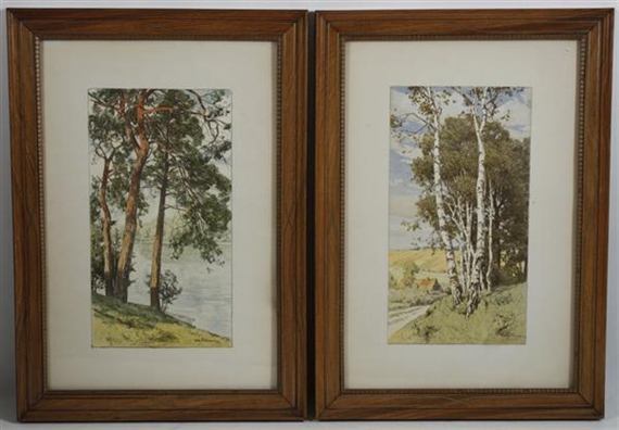 Wilhelm Feldmann | Two works: Stone lithographs (20th Century) | MutualArt