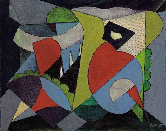 Bela de Kristo | Paysage cubiste abstrait (1965) | MutualArt