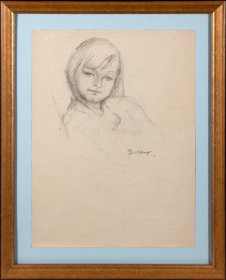Balthus | Sketch of a girl (Circa 1970) | MutualArt