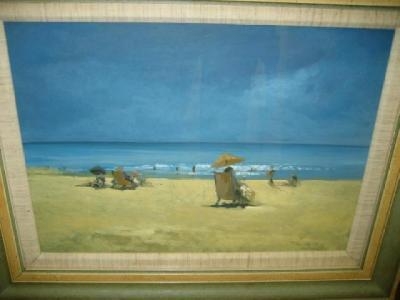 Valerie Barden | Beach Scene with Figures (1927) | MutualArt