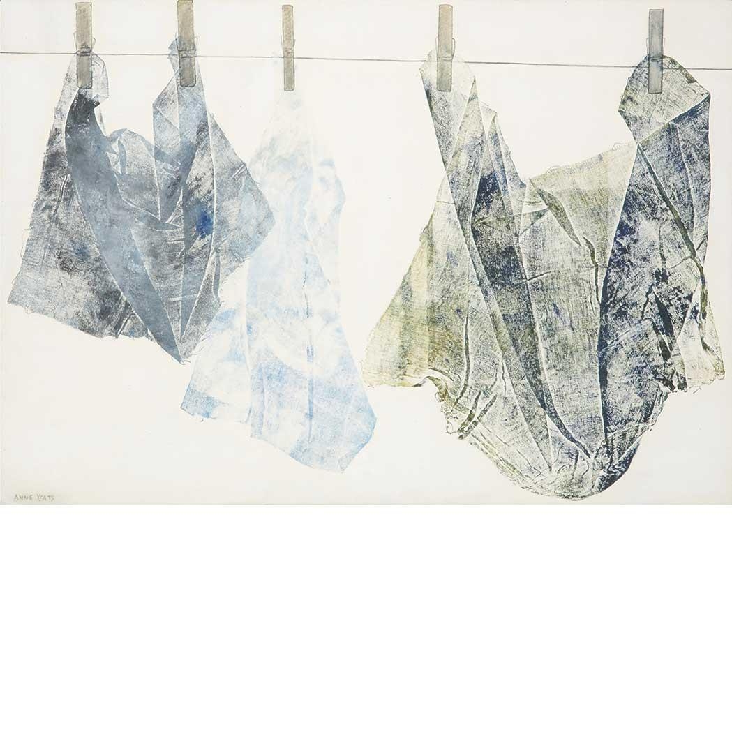 Anne Yeats | 3 Rags Drying | MutualArt