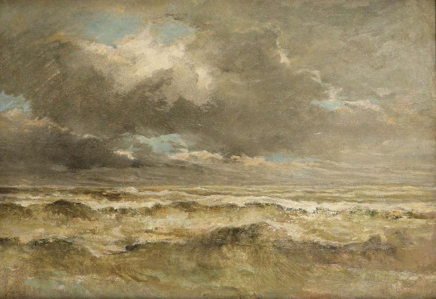 Louis Artan de Saint Martin | Marine at cloudy sky | MutualArt