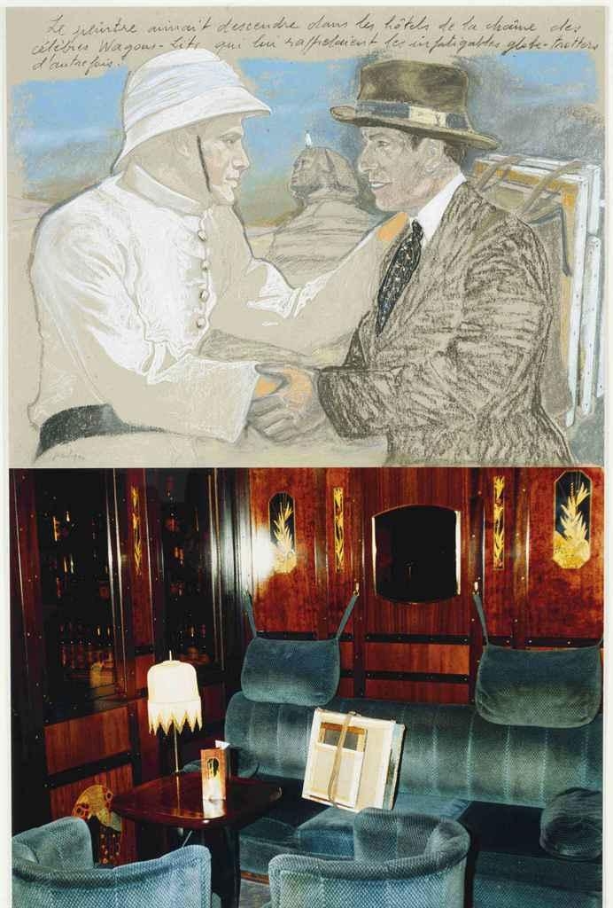 Jean Le Gac | Le peintre aimant descendre dans les hôtels... | MutualArt