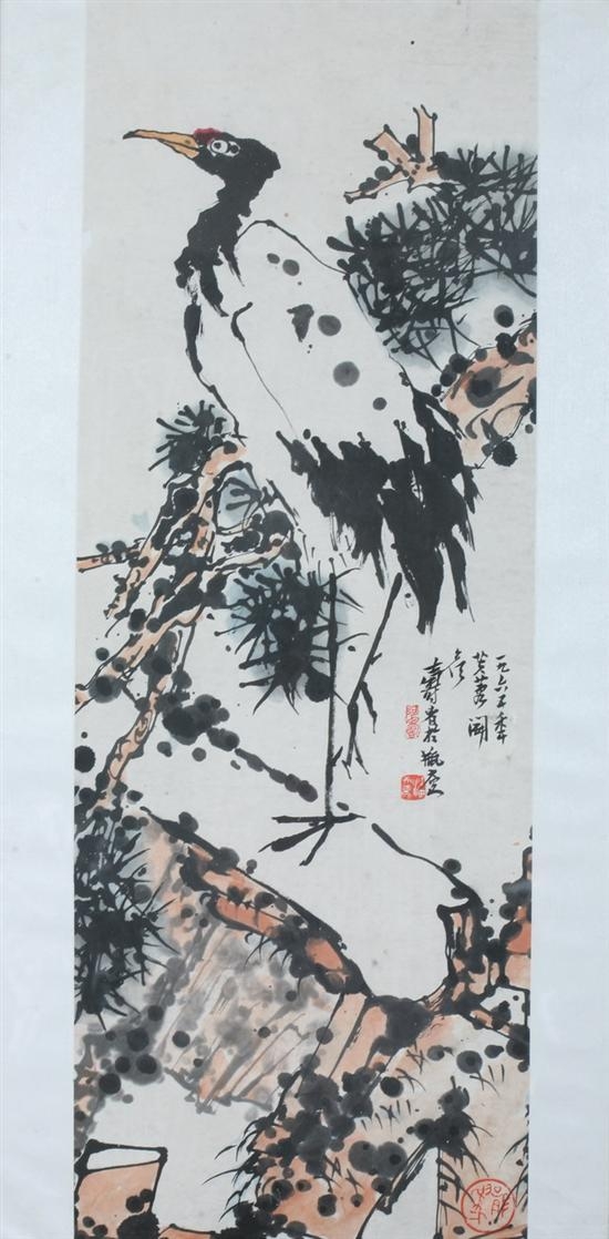 Pan Tianshou | Crane (1965) | MutualArt