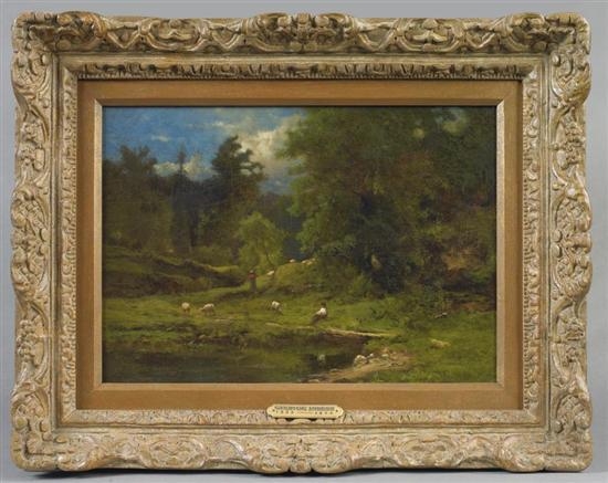 George Inness | Sunset (1865 - 1867) | MutualArt