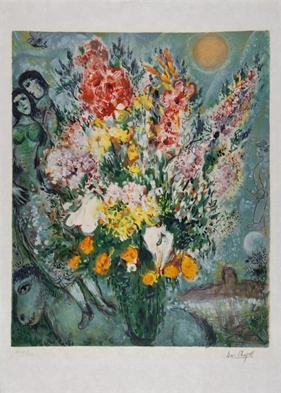 Marc Chagall | Flower Bouquet (Circa 1985) | MutualArt
