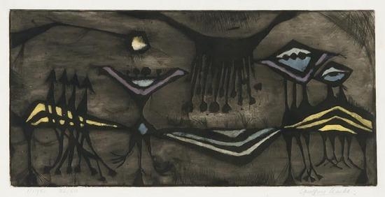 Geoffrey Petts Clarke | Birth of a Flower (1951) | MutualArt