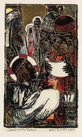 Allan Rohan Crite | Diptych: The Annunciation (Circa 1947) | MutualArt