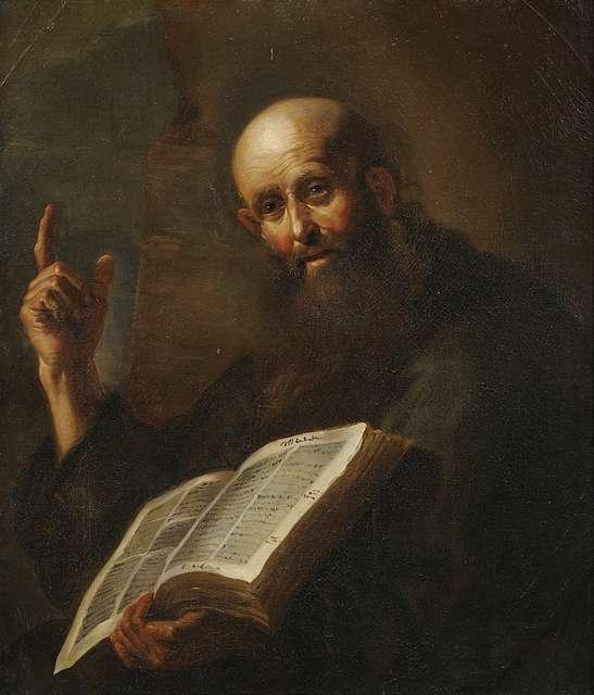 Gregorio Preti | Portrait of a bearded apostle | MutualArt