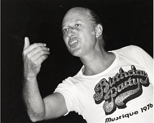 Robert Mapplethorpe | Bianca and Mick Jagger, Mustique (1976) | MutualArt