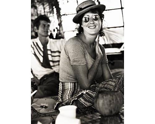 Robert Mapplethorpe | Bianca and Mick Jagger, Mustique (1976) | MutualArt