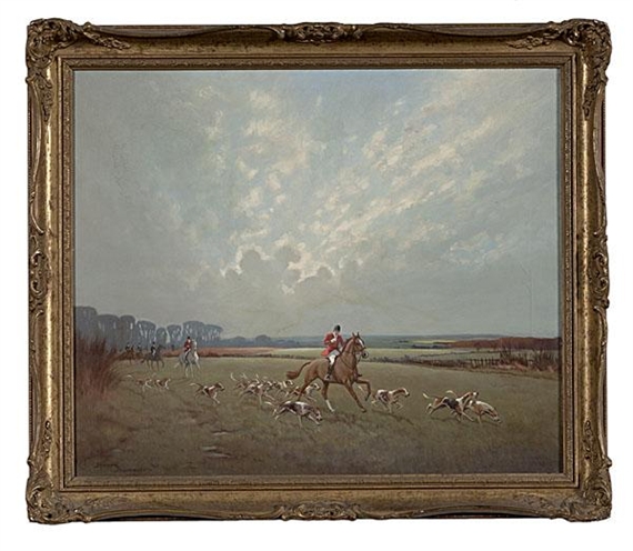 Ninetta Butterworth | Fox hunting scene | MutualArt
