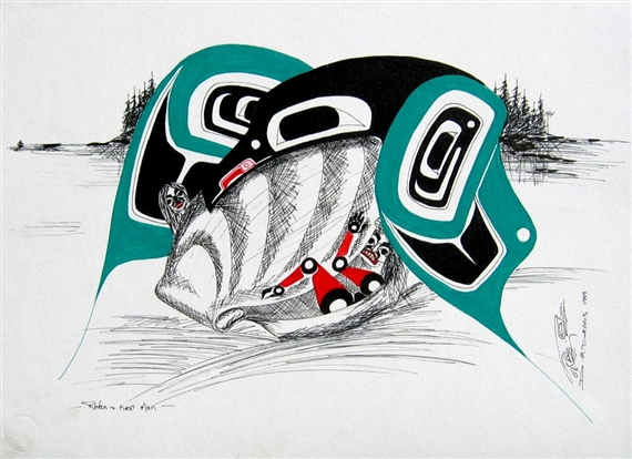 Danny Dennis | Raven & First Man (1999) | MutualArt