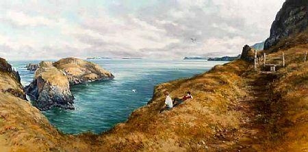 Gerald Walby | CARRICK A RED ROPE BRIDGE | MutualArt